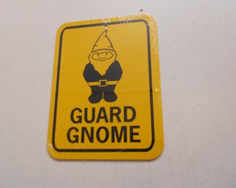 Gnomeland Security Funny Sign 6x8 Inch Aluminum Metal Room - Etsy