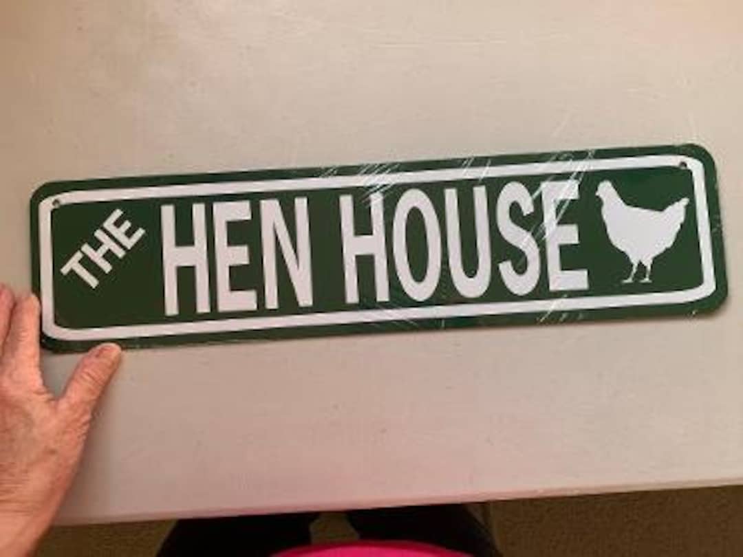 The Hen House 5x20 Inch Aluminum Metal Street Sign - Etsy