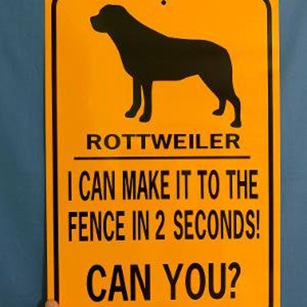 Rottweiler Sign - Etsy