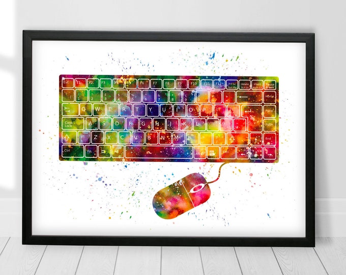 Windows PC Computer Keyboard & Special Character Reference Chart Poster ...