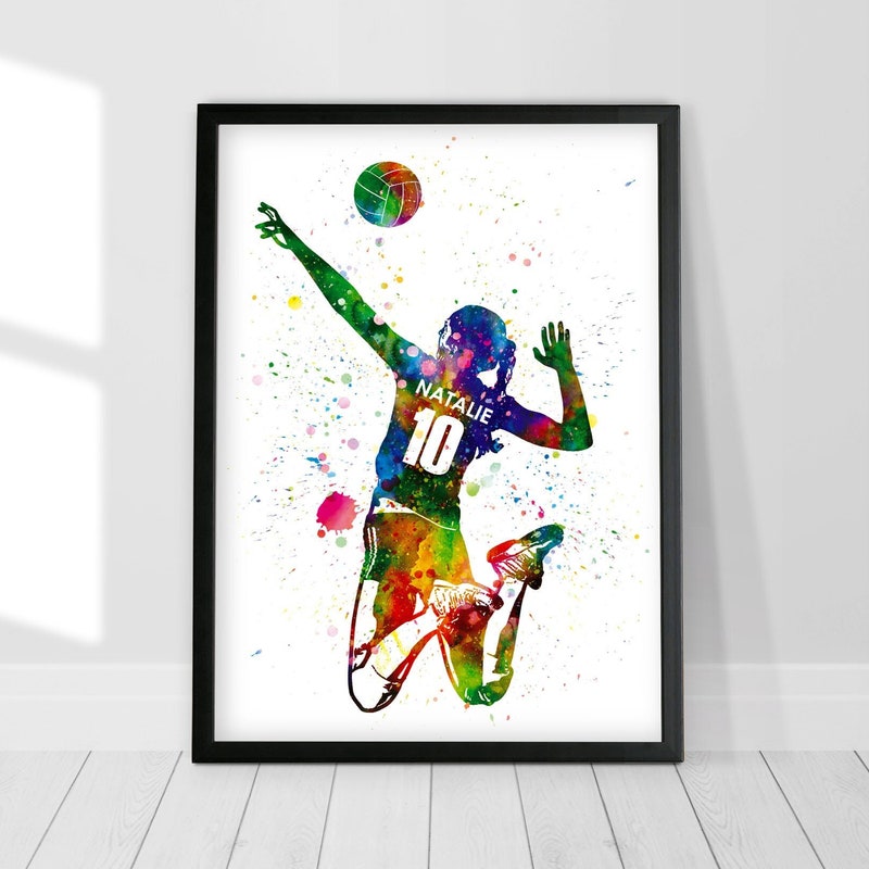 Volleyball Wall Art - Etsy