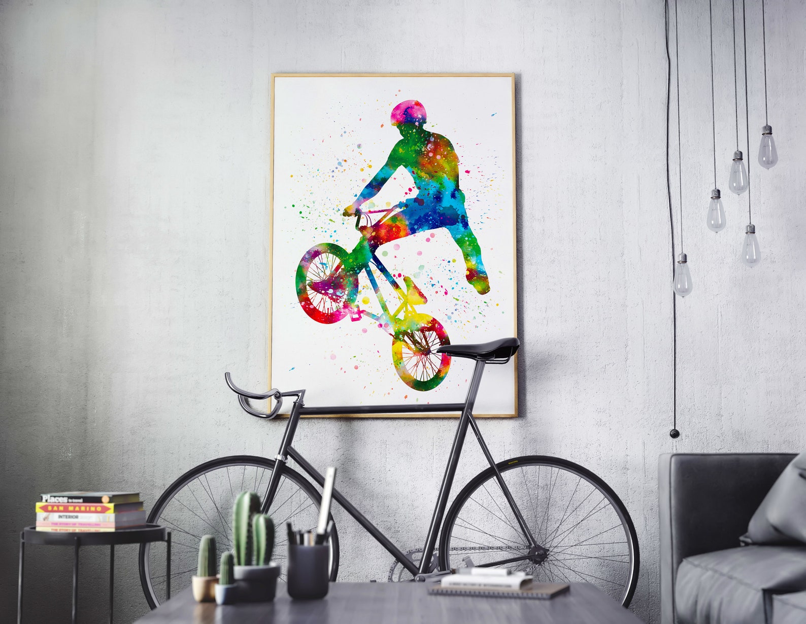BMX Bike Poster Extreme Sport Poster BMX Wall Art - Etsy