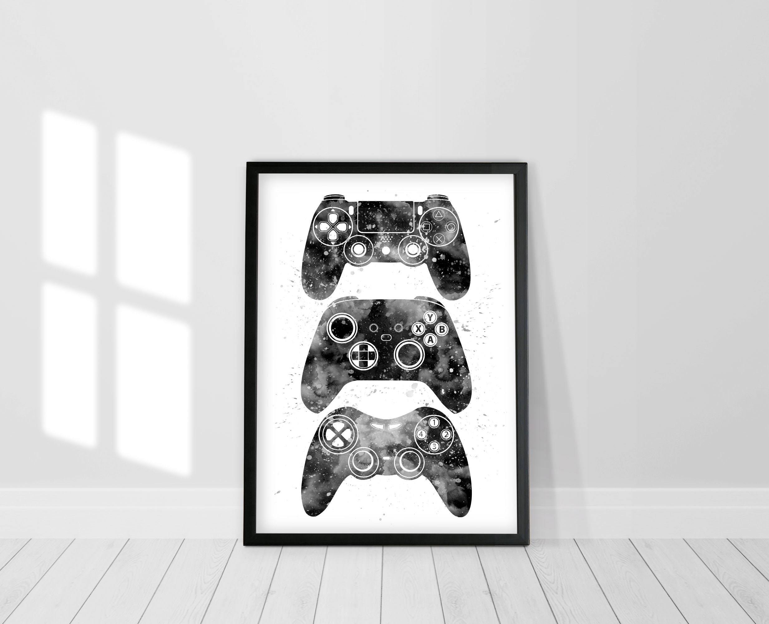 Game Controller Poster Controller Wall Art Gamer Room Decor - Etsy Canada
