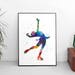 Figure Skating Print Ice Skating Poster, Watercolor Art, Girls Figure ...