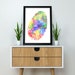 Fingerprint Watercolor Poster Finger Print Art Watercolor - Etsy