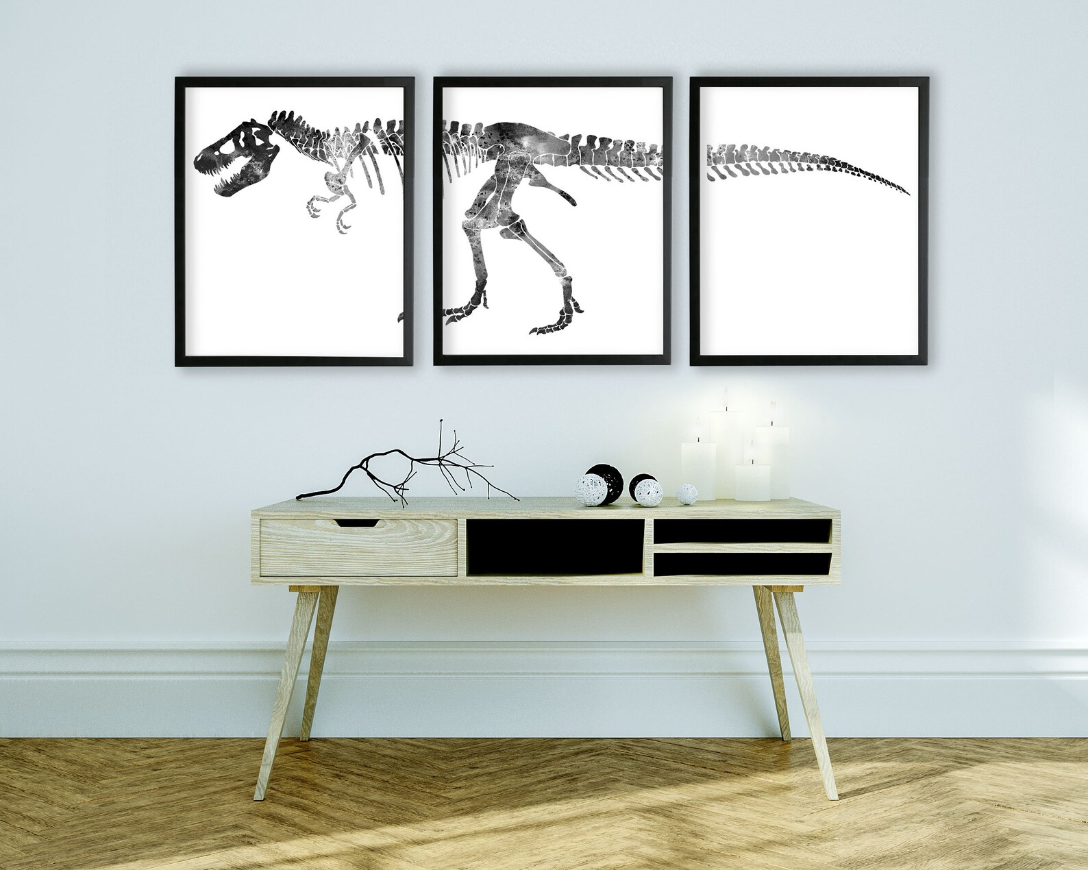 Extra Large T-rex Skeleton Tyrannosaurus Rex Print Dinosaur | Etsy