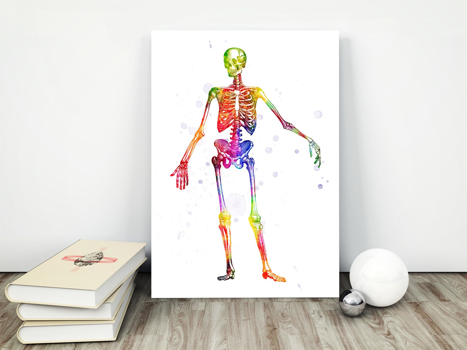 Human Skeleton Anatomy Poster Medical Student Gift Medical | Etsy