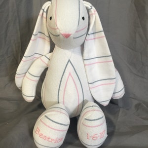 Plush Bunny From YOUR Baby's Hospital Receiving Blanket!! - Etsy