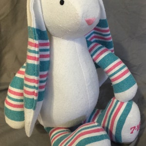 Plush Bunny From YOUR Baby's Hospital Receiving Blanket!! - Etsy