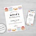 Jellycat Inspired Cake Illustration Invitation Template Birthday Invite ...