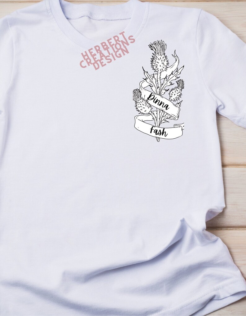 Outlander Dinna Fash and Sassenach SVG. PNG. Tshirt Design. - Etsy