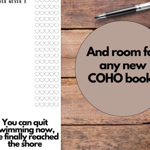Colleen Hoover Reading List Tracker Printable Bookmark COHO Reading ...