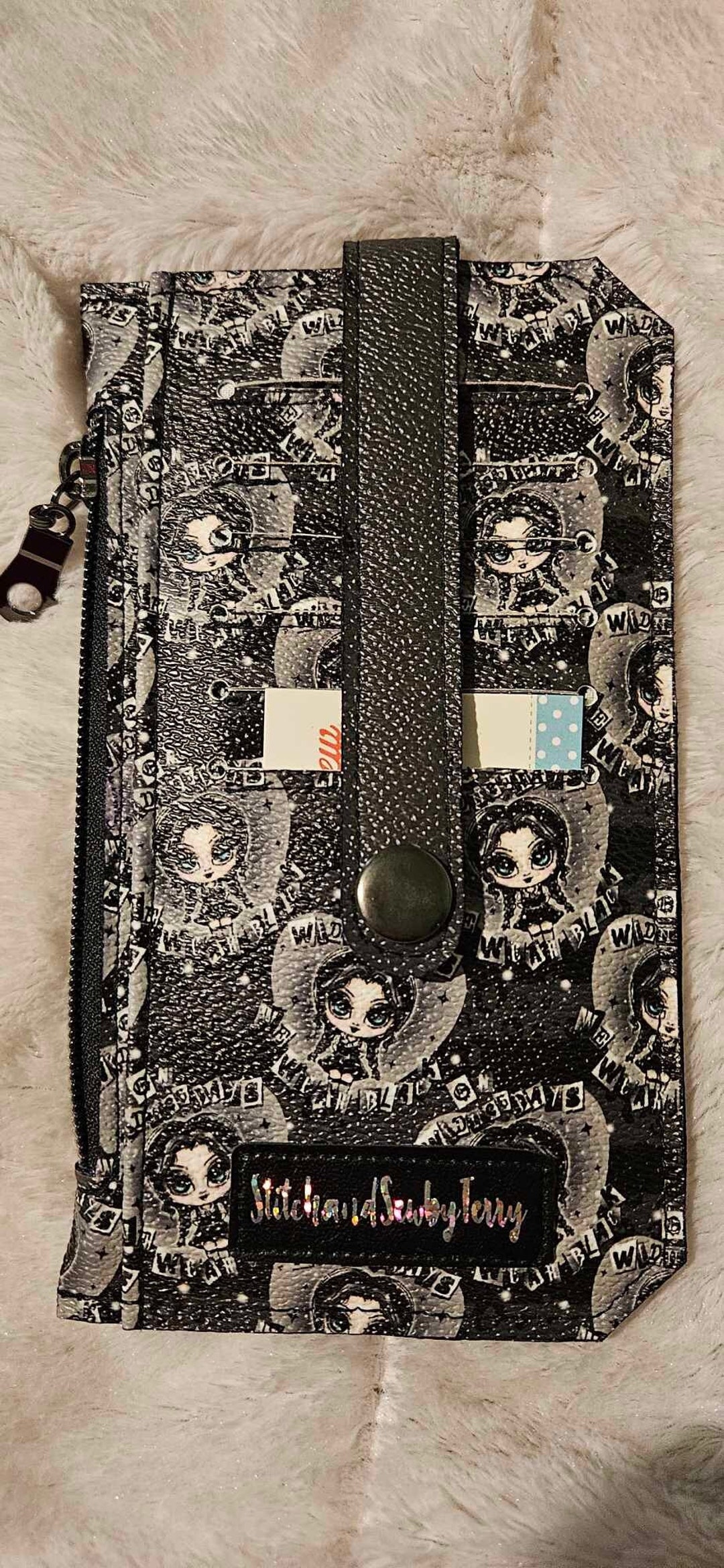 Handmade Custom Wednesday Vinyl Print Purse Pal Wallet - Etsy