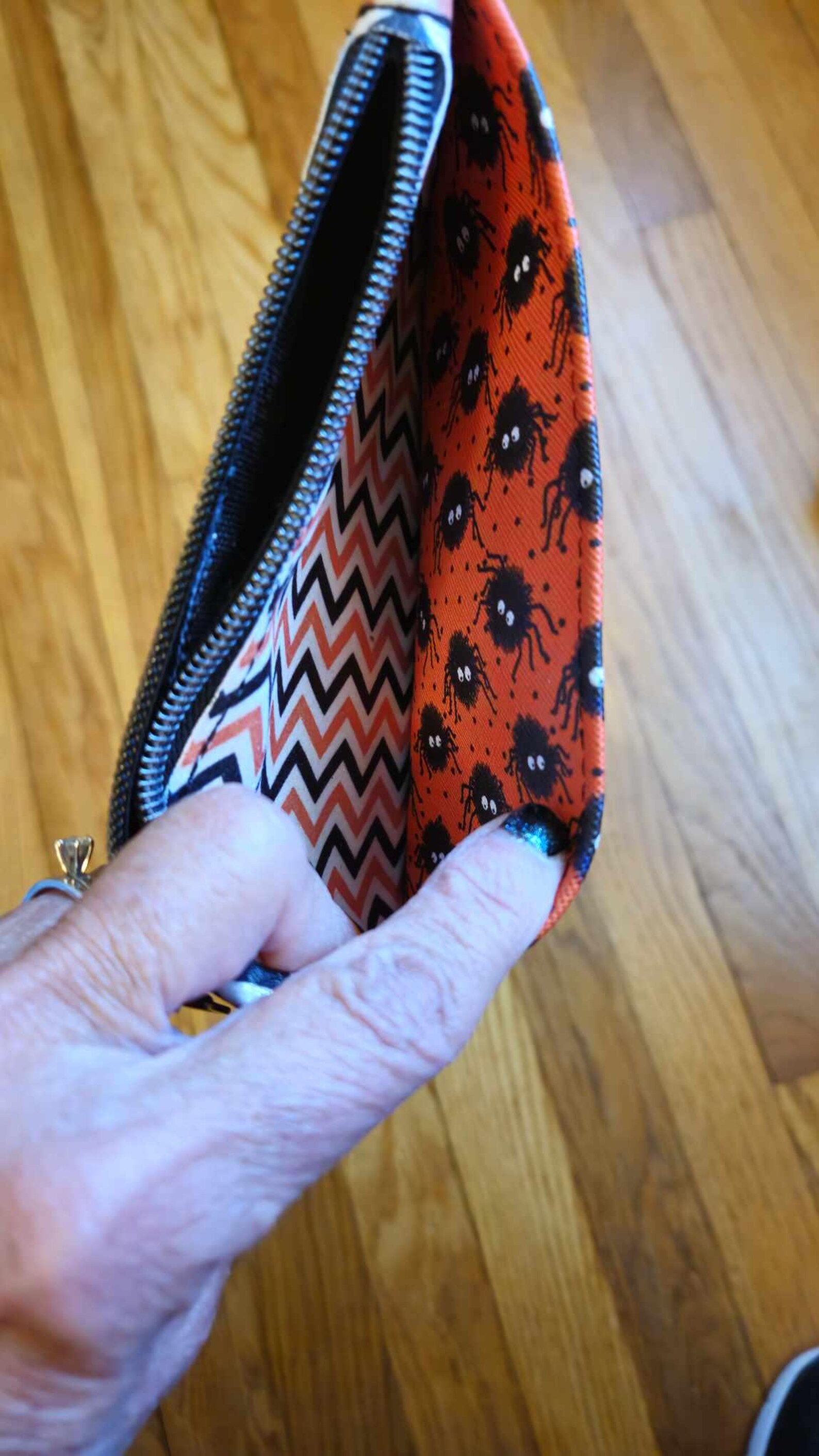 Handmade Custom Cute Spiders Vinyl Print Purse Pal Wallet - Etsy