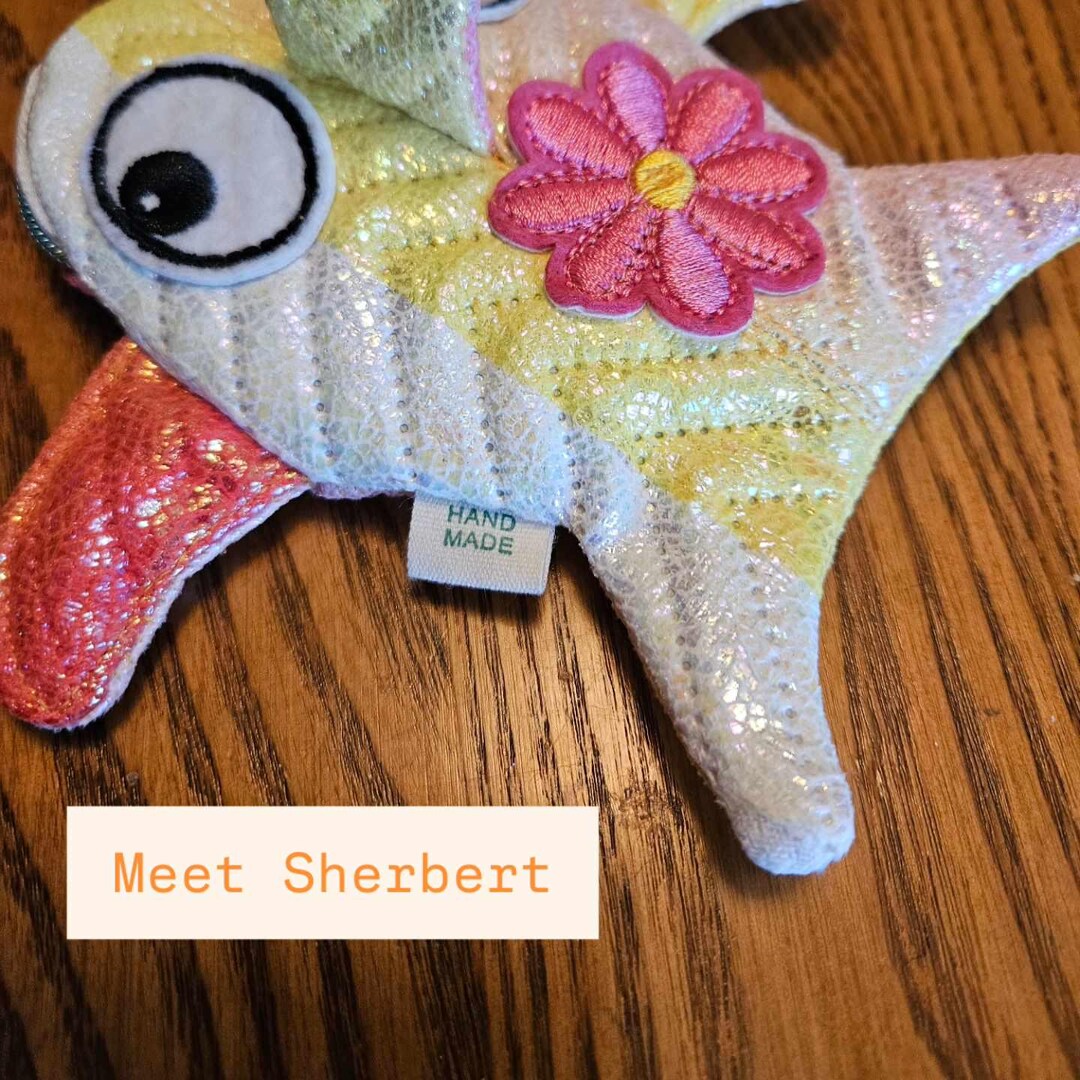 Handmade "sherbert" Mini Shark Bag - Etsy