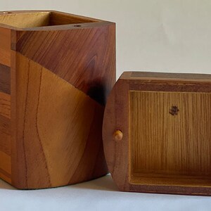 Hand-crafted Wooden Container - Etsy