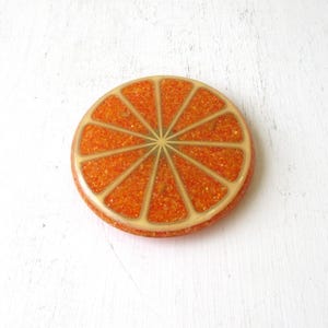 Vintage Orange Slice Acrylic Trivets -mid Century Modern - Bright ...