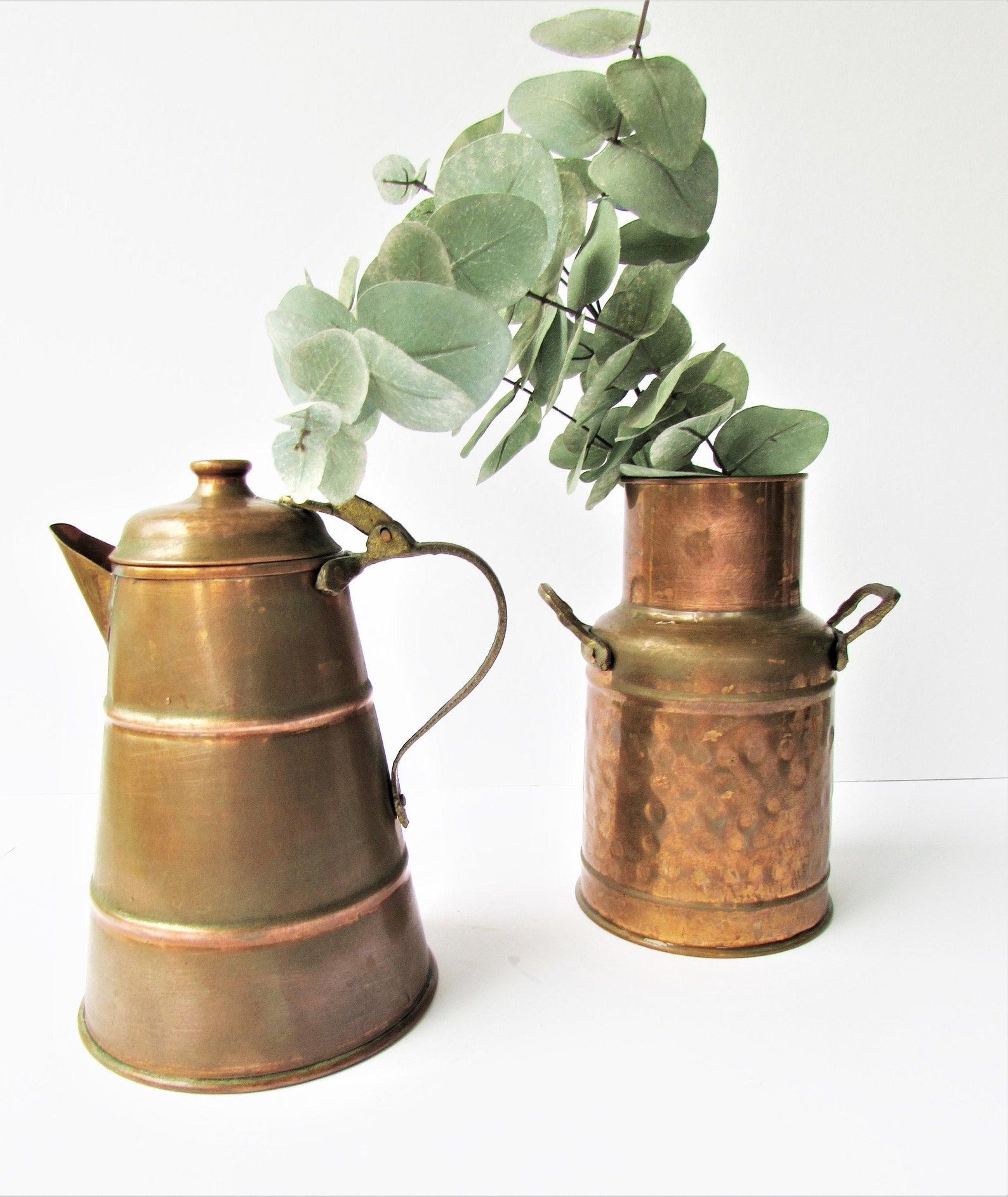 Vintage Turkish Coffee Kettle and Decanter Turkish Textured - Etsy