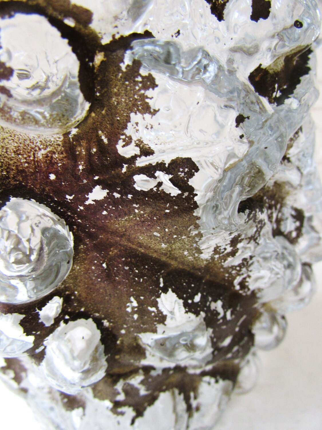 Early 1900s - Antique Goofus Glass Vase or Pickle Jar Pressed Glass ...