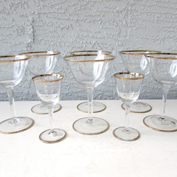 Gold Rimmed Glasses - Etsy