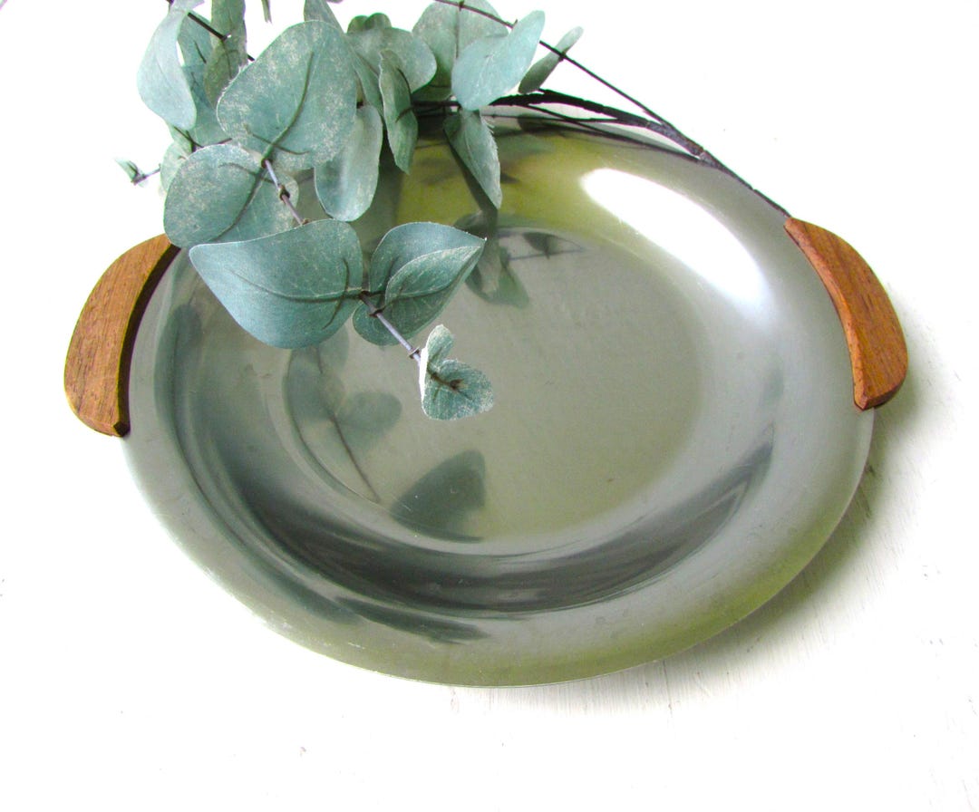 Vintage Danish Modern Stainless Tray - Mid Century Modern Stainless ...