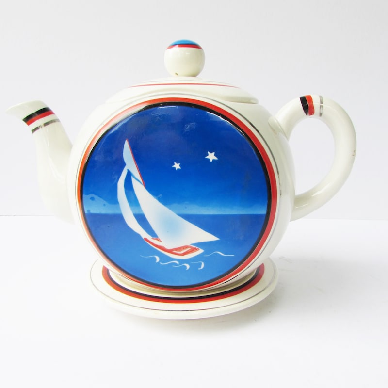 Sailboat Teapot - Etsy