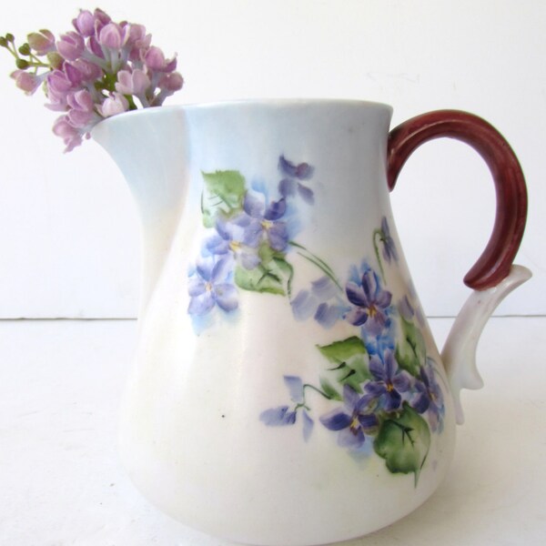 Hand Painted Pitcher - Etsy