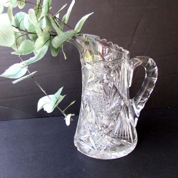 Crystal Pitcher - Etsy