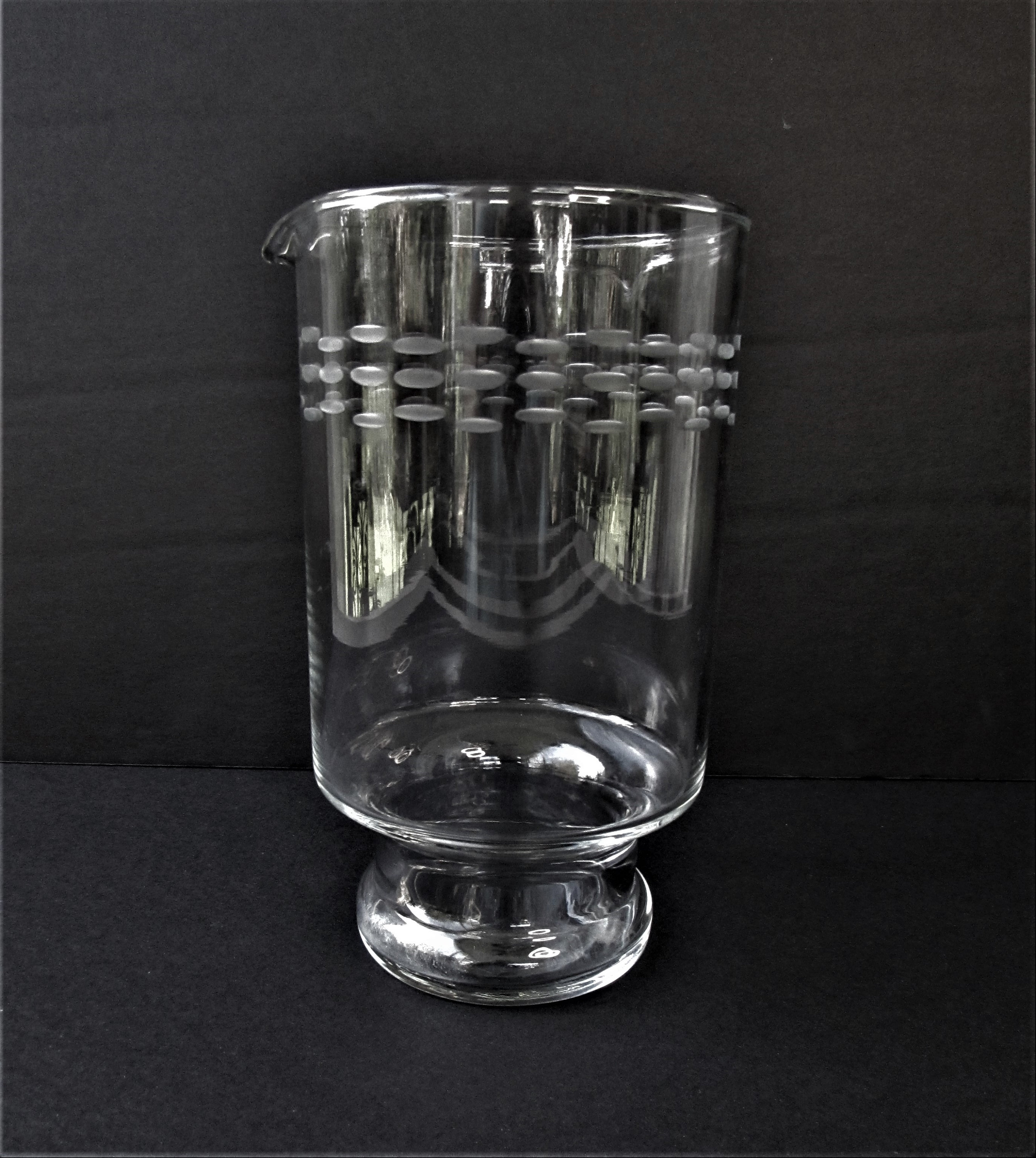 Vintage Glassware Cocktail Mixer Pitcher Single Spout | Etsy
