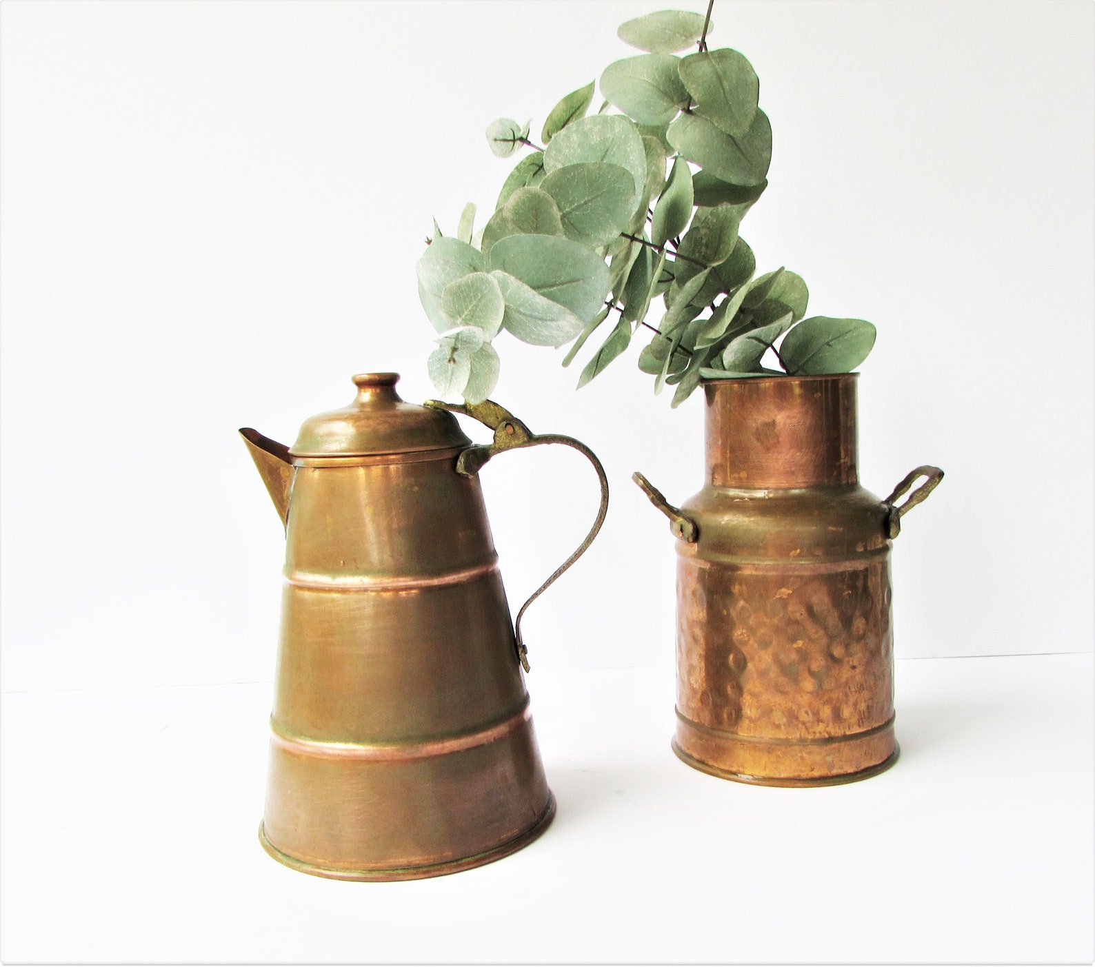 Vintage Turkish Coffee Kettle and Decanter Turkish Textured - Etsy