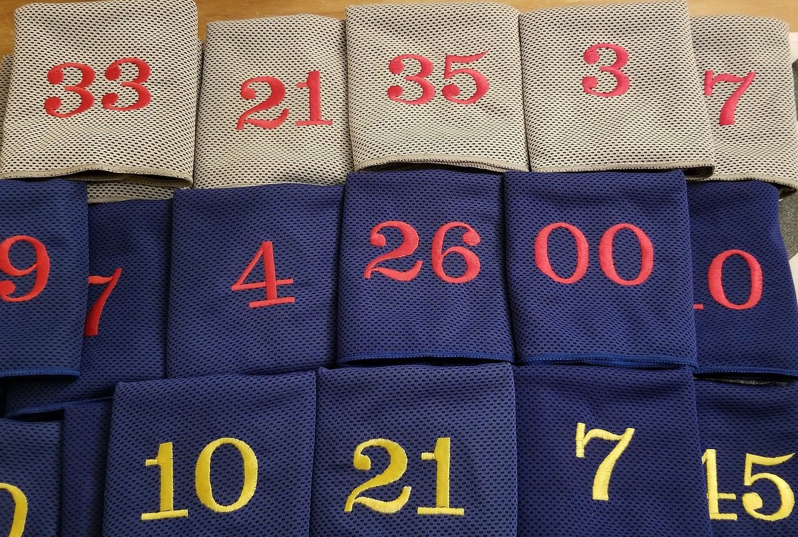 Large Orders Personalized Cooling Towels Team | Etsy