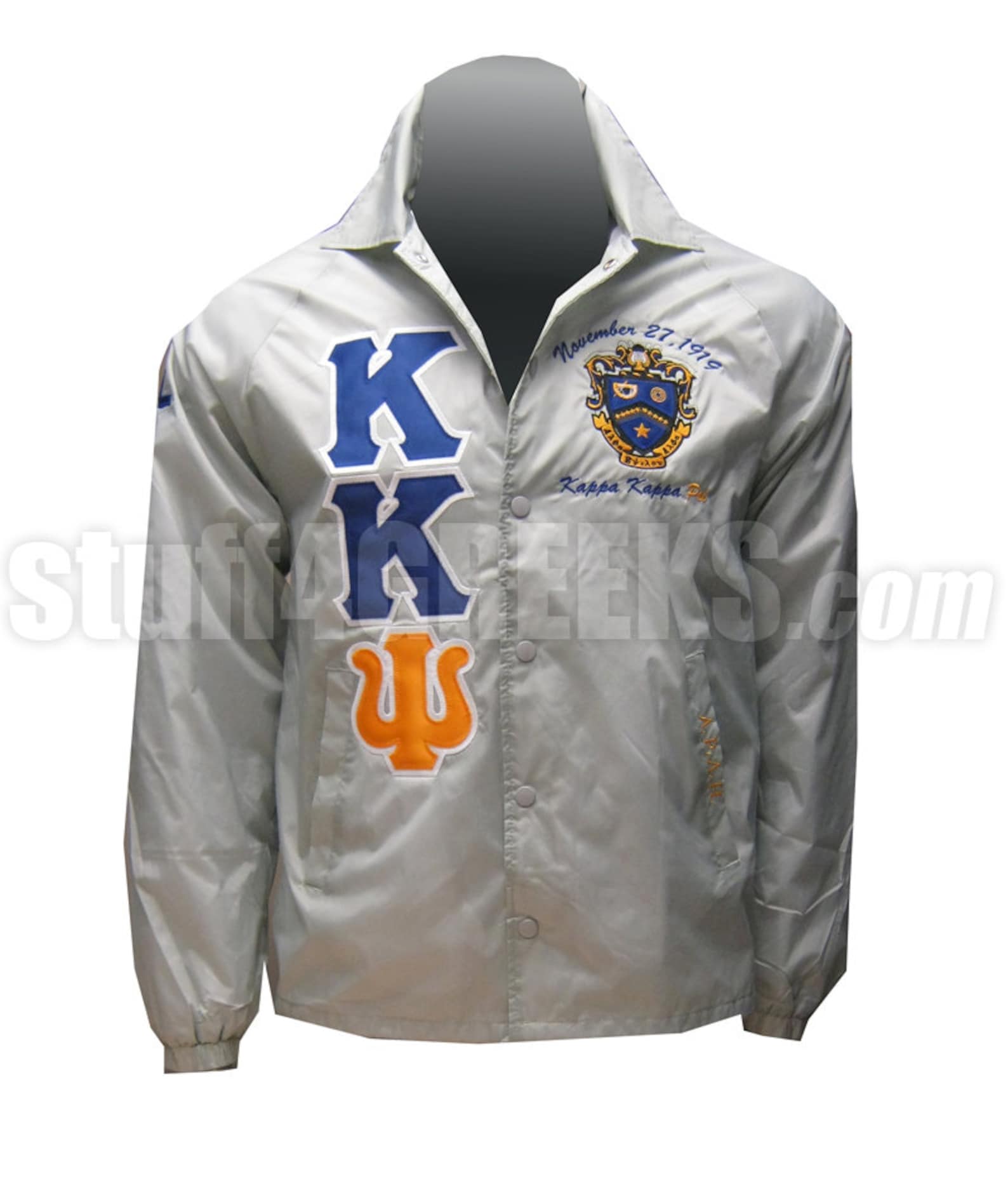 Custom Greek Line Jacket - Crossing Jacket for ANY Fraternity or ...