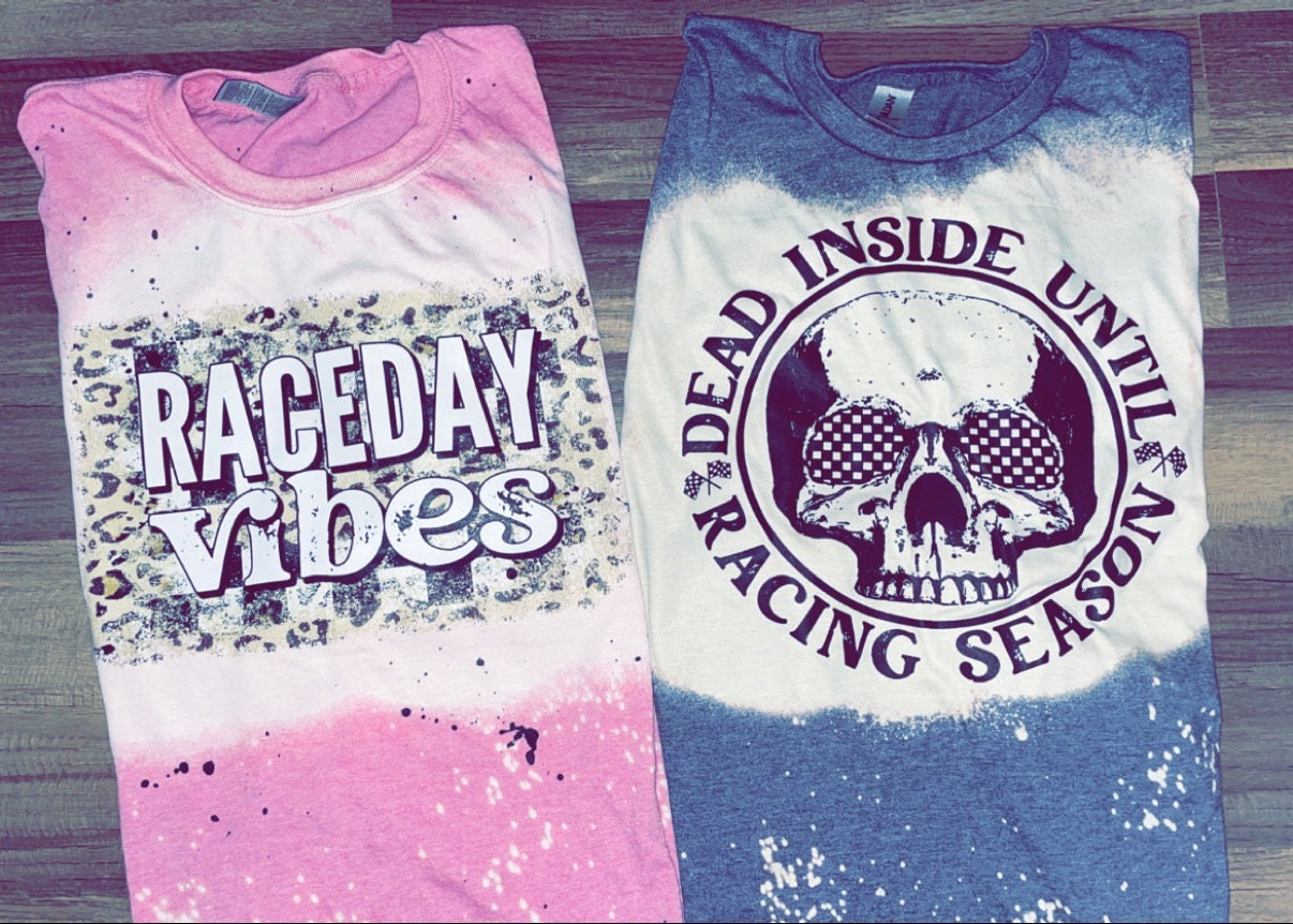 Racing Dirt Track Bleach Shirts - Etsy