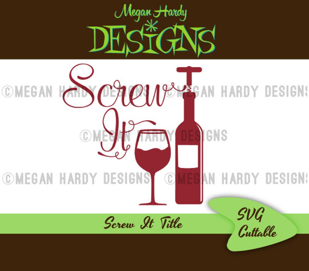 Screw It SVG - Etsy