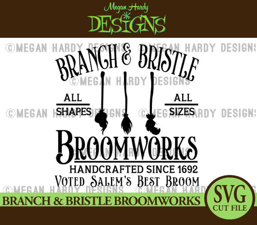 Branch & Bristle Broomworks SVG - Etsy
