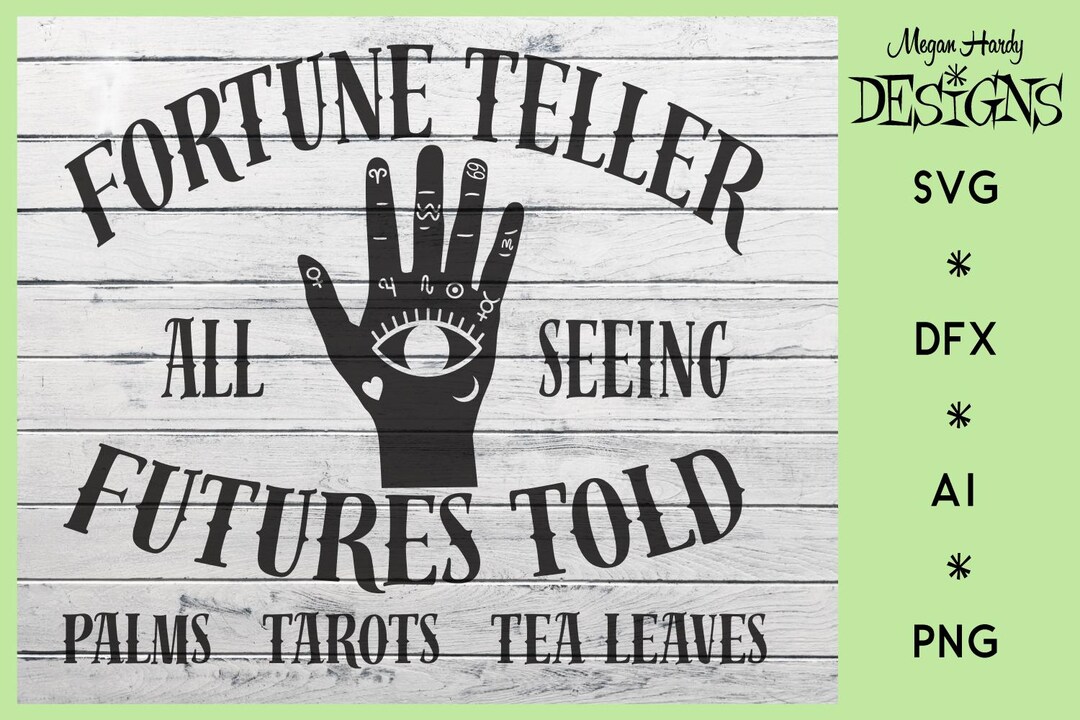Fortune Teller Sign SVG - Etsy