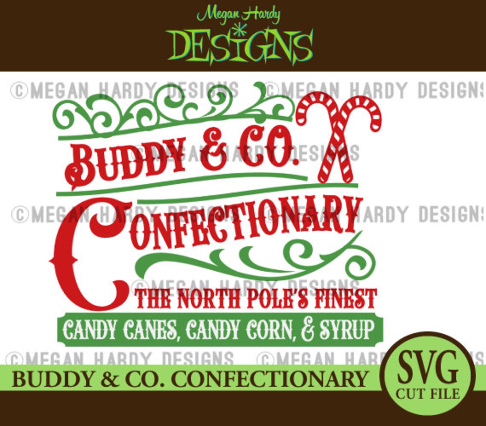 Buddy & Co. Confectionary SVG - Etsy