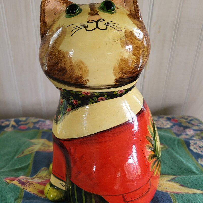 Paper Mache Cat - Etsy