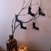 Bat Christmas Tree Ornaments Decorations Goth Gothic Spooky Branch Home ...