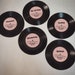 Real Vinyl Record Table Names Custom Wedding Party 7 Inch 7" 45s Music ...