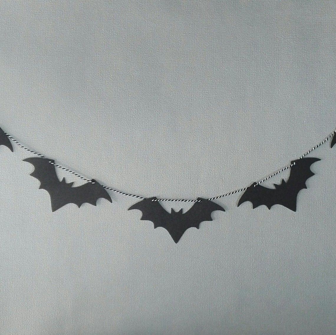 Bat Bunting Wall Hanging Art Gothic Home Decor Goth | Etsy