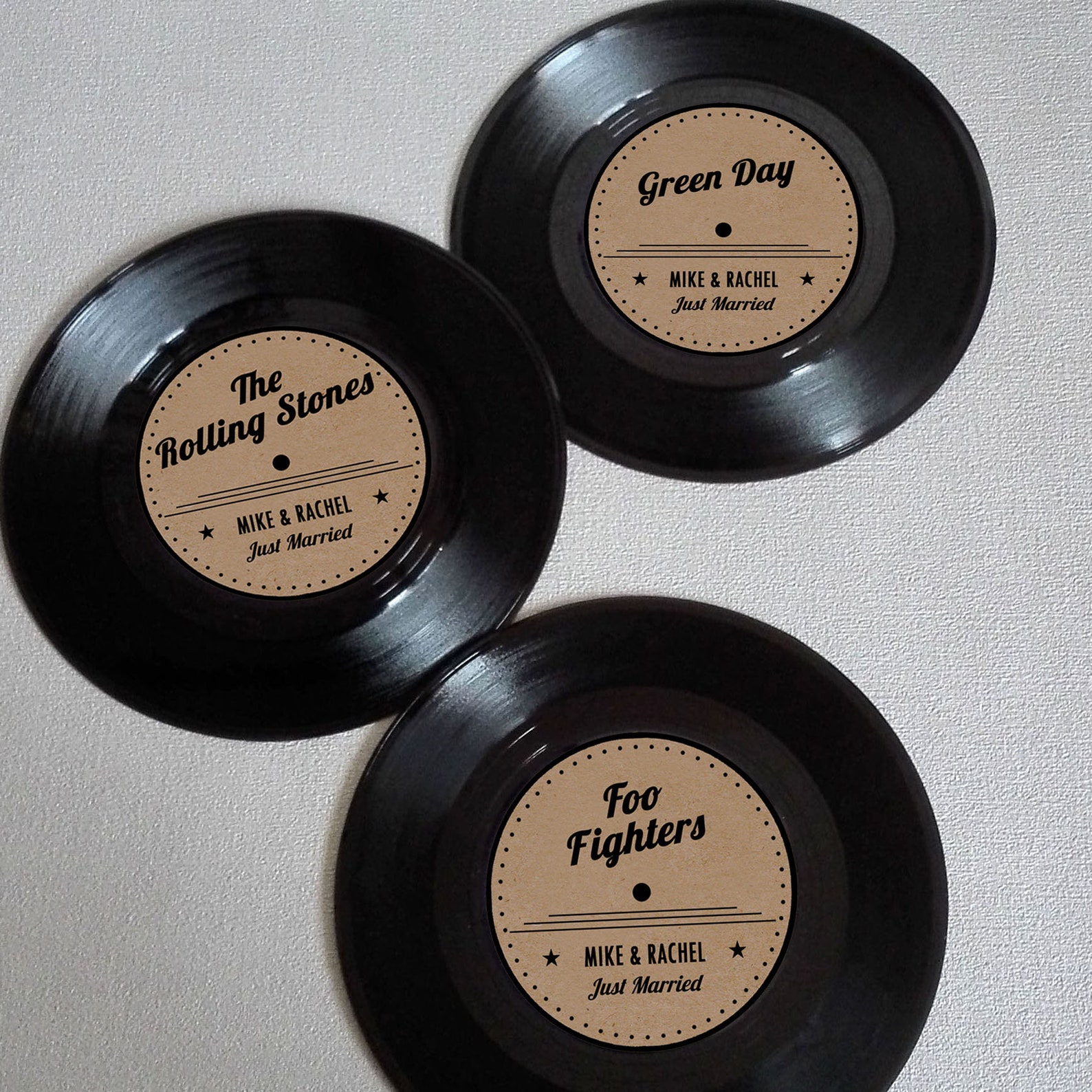 Real Vinyl Record Table Names Custom Wedding Party 7 Inch - Etsy UK