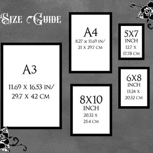 Tomb Sweet Tomb Print Gothic Home Decor Black & White Coffin Wall Art ...