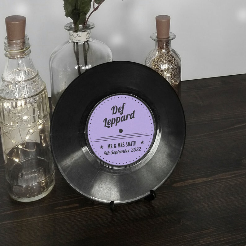 Personalised Record Label STICKERS for 7 Vinyl Record - Etsy UK