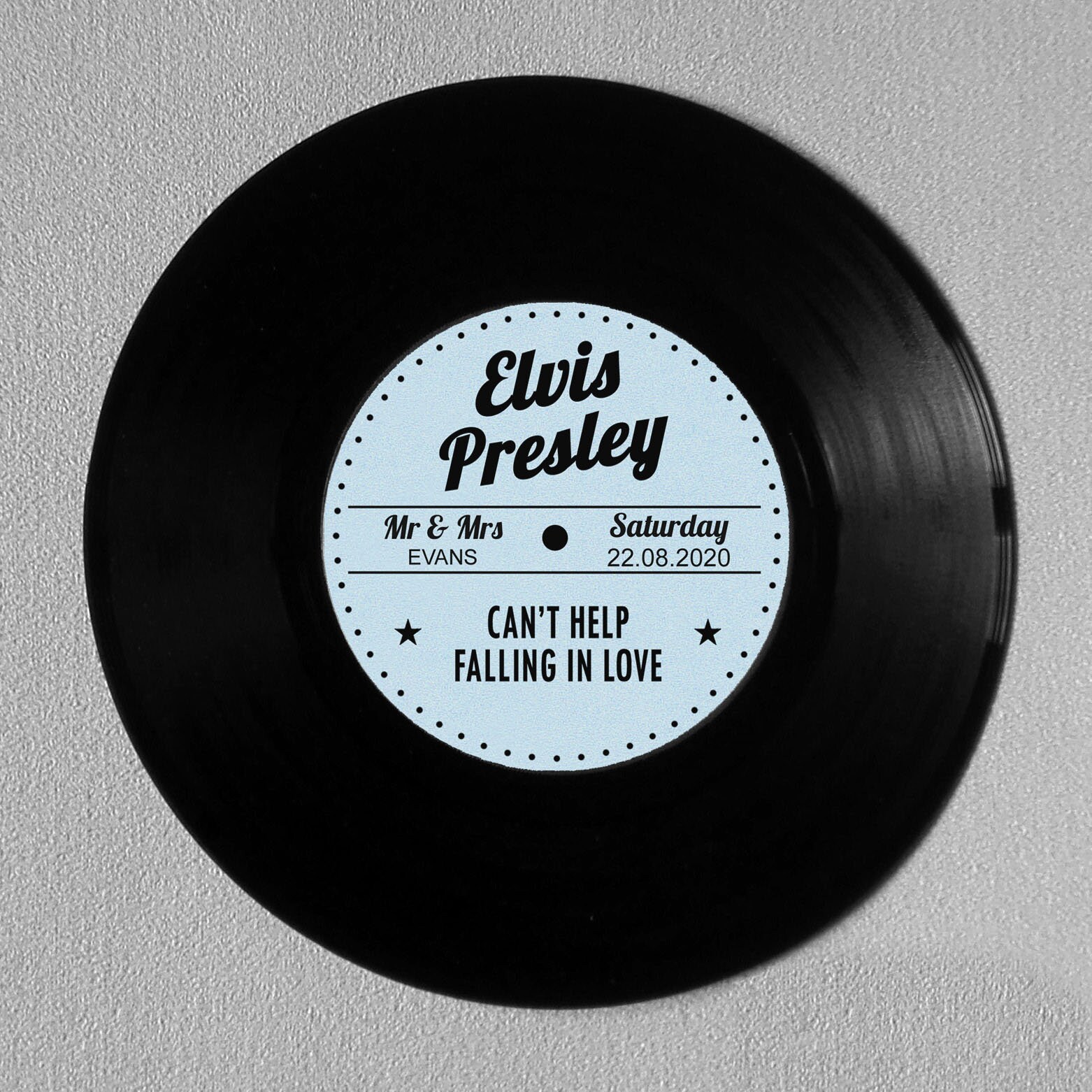 Real Vinyl Record Table Names Custom Wedding Party 7 inch | Etsy