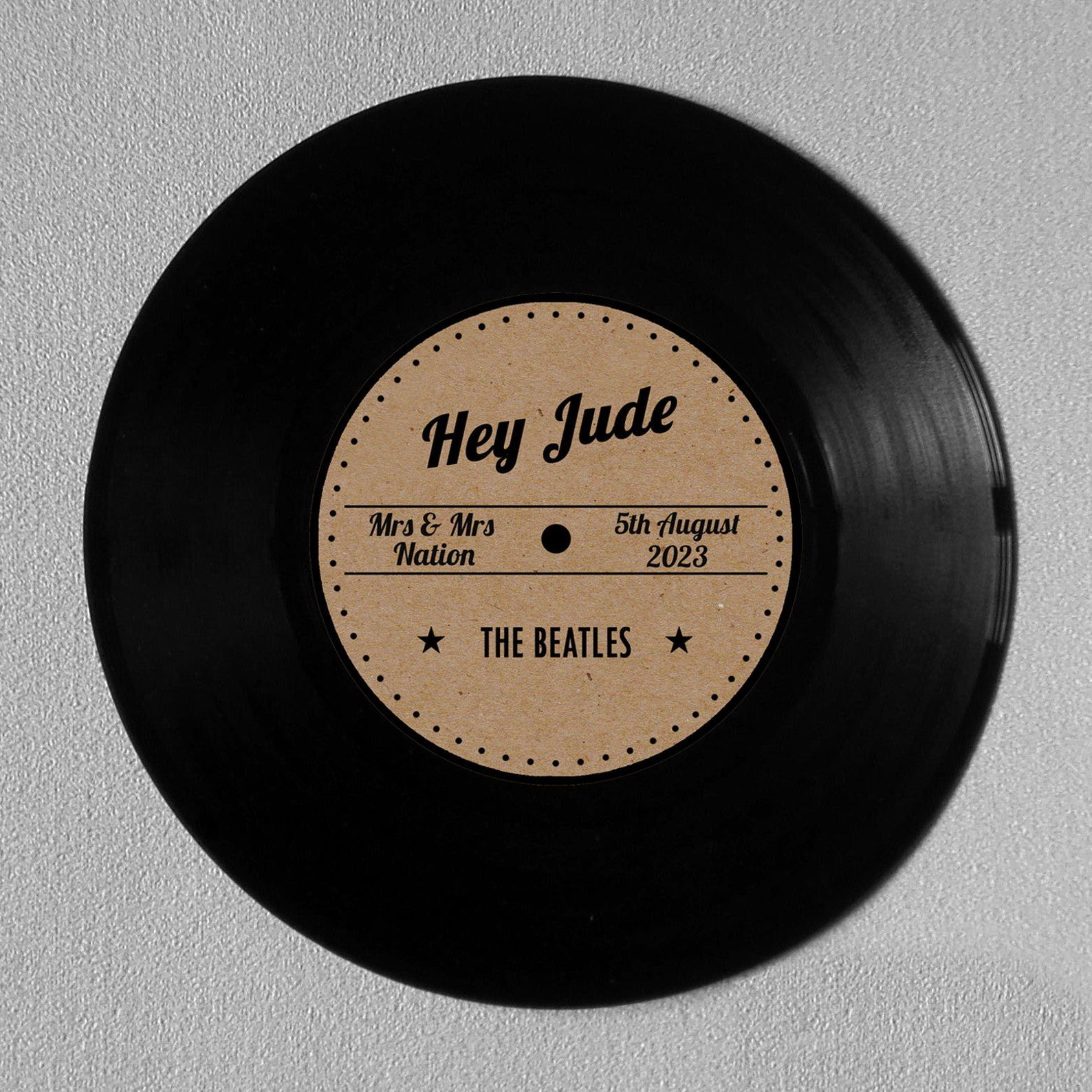 Personalised Record Label STICKERS for 7 Vinyl Record - Etsy UK