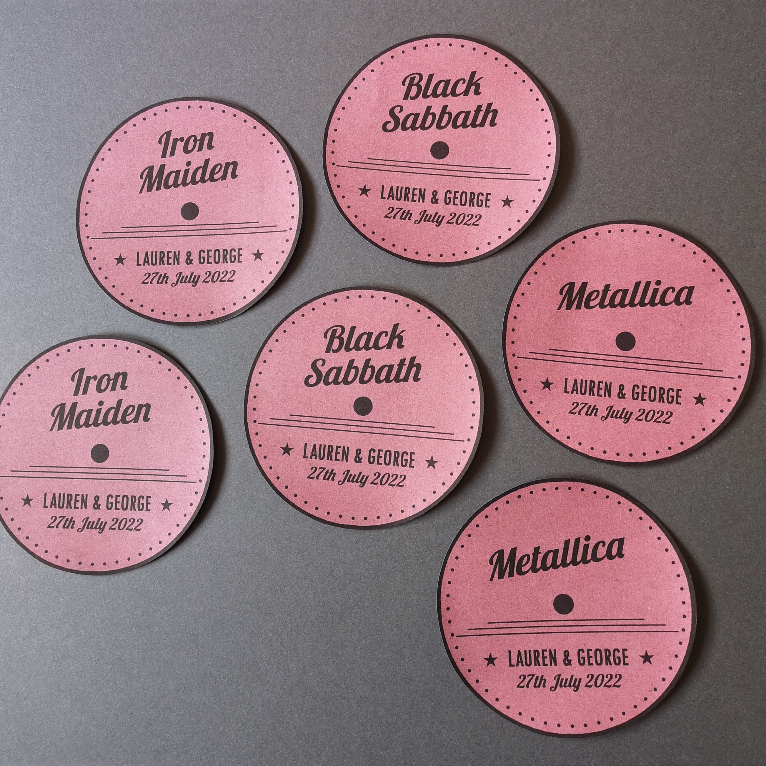 Personalised Record Label STICKERS for 7 Vinyl Record - Etsy UK