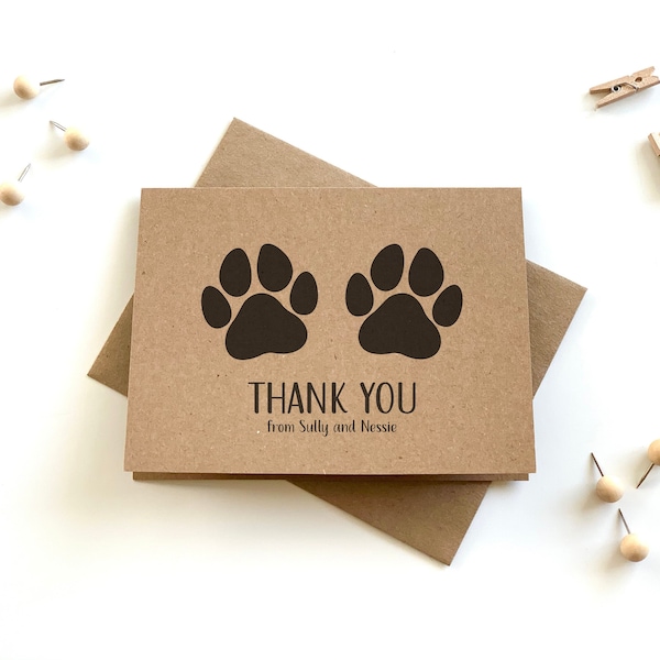 Dog Thank You Note - Etsy