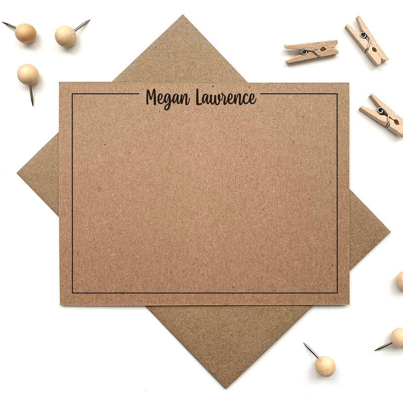 Kraft Paper Cards - Etsy