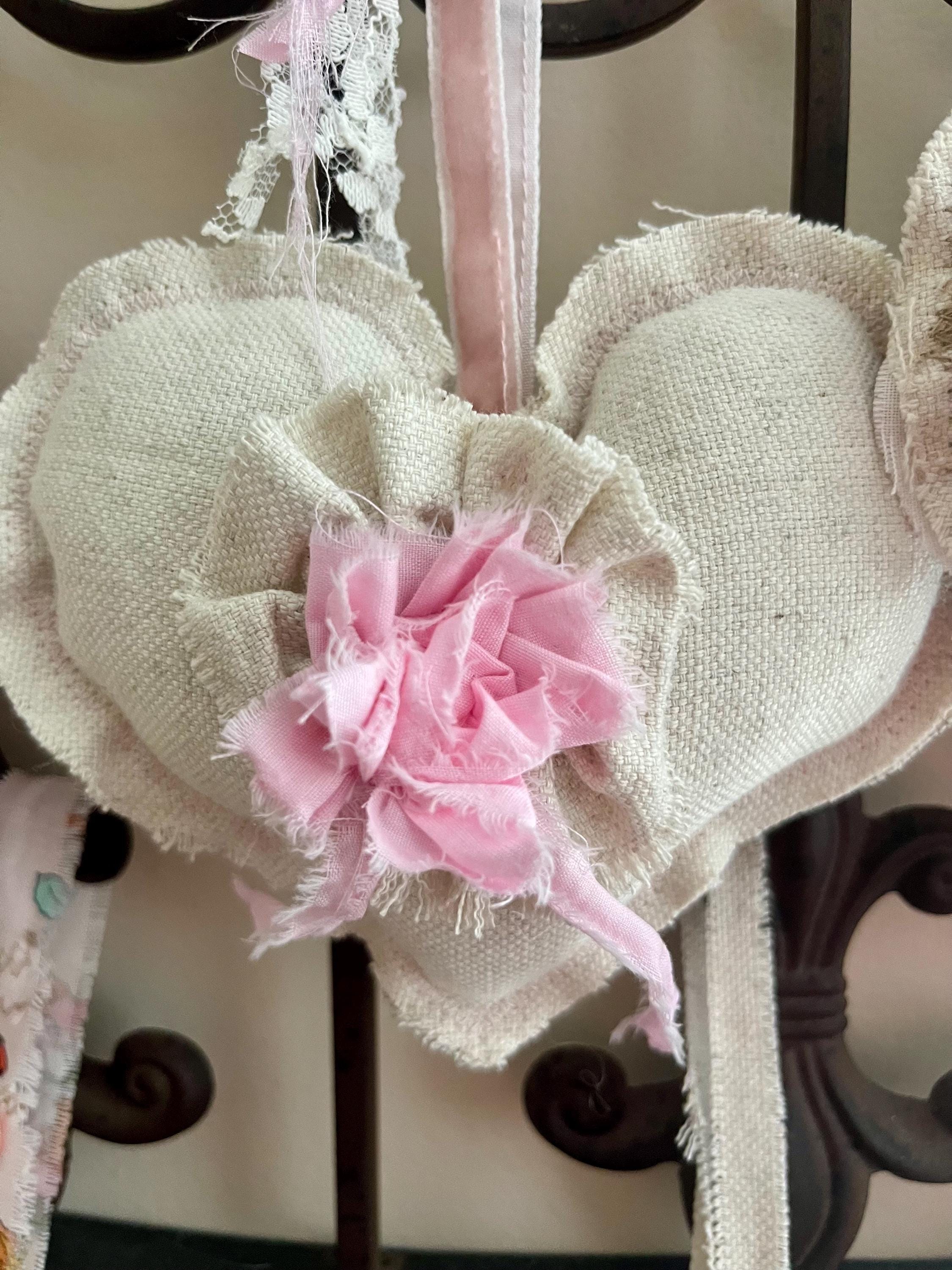 Vintage Linen Heart - Etsy